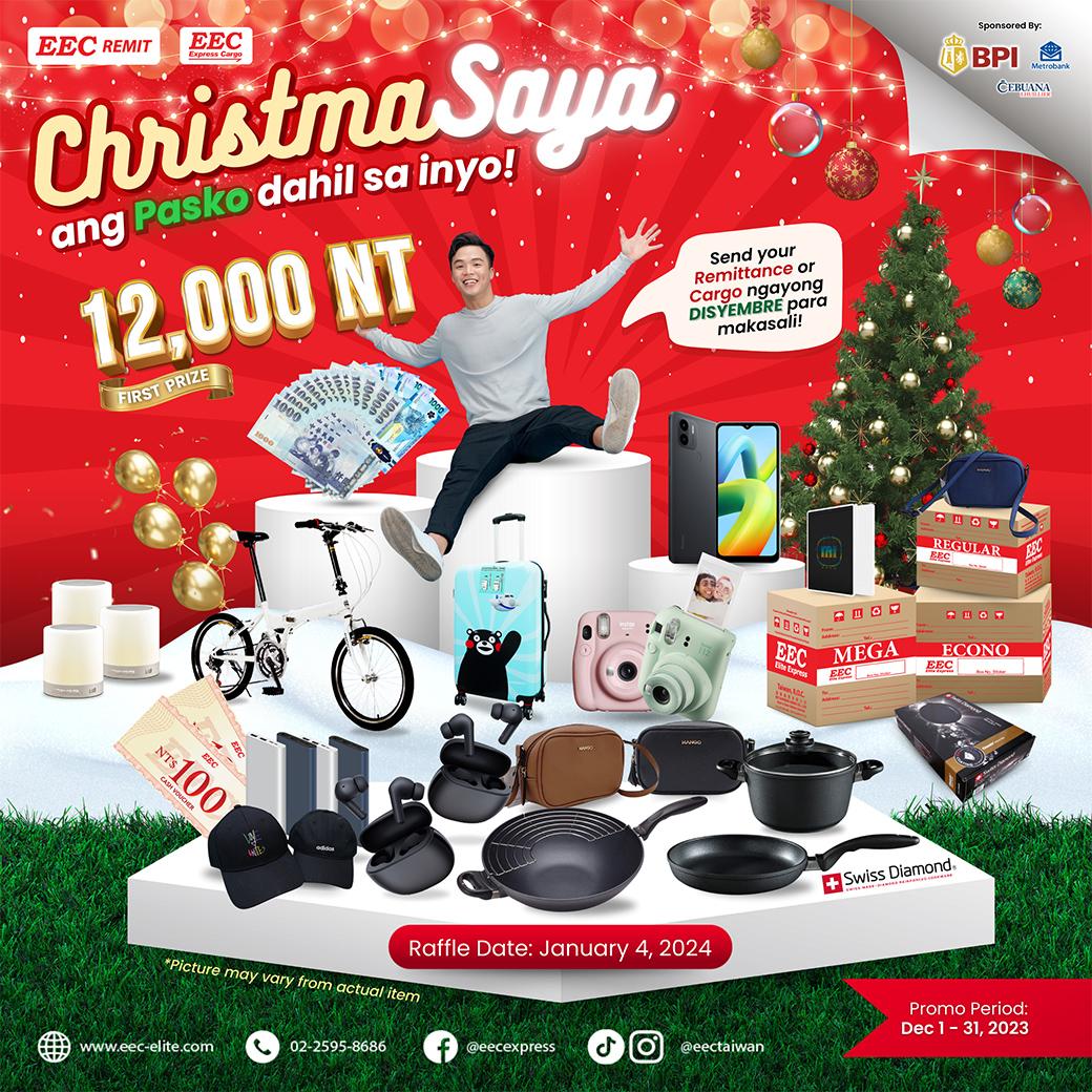 EEC Elite Express-Send your Remittance or Cargo ngayong DISYEMBRE para makasali!