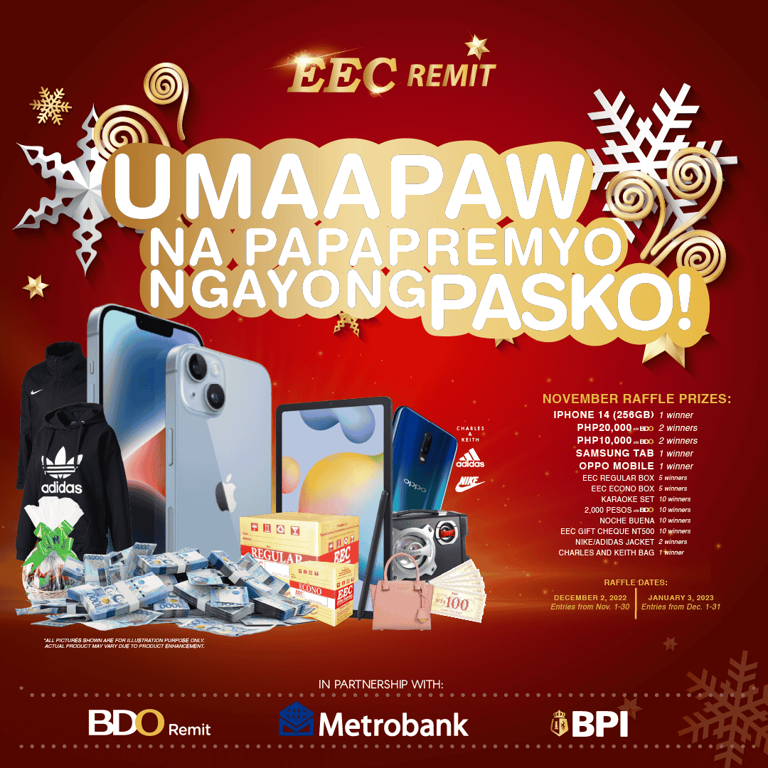 EEC Elite Express-NOVEMBER RAFFLE PROMO