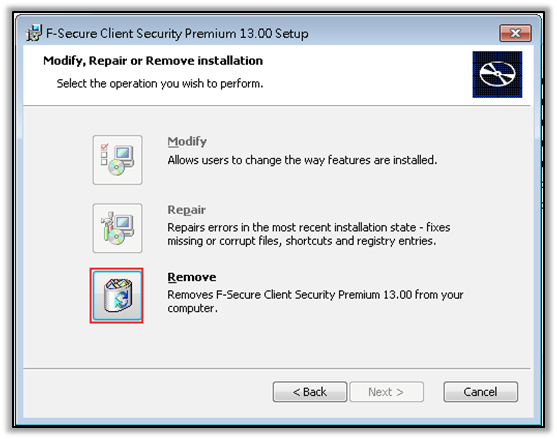 FEA1209-如何在工作站本機端移除安全防護軟體(芬-安全企業版 F-Secure Business 現在正式更名為 WithSecure™ 唯思安全)-湛揚科技│專業代理 用心服務